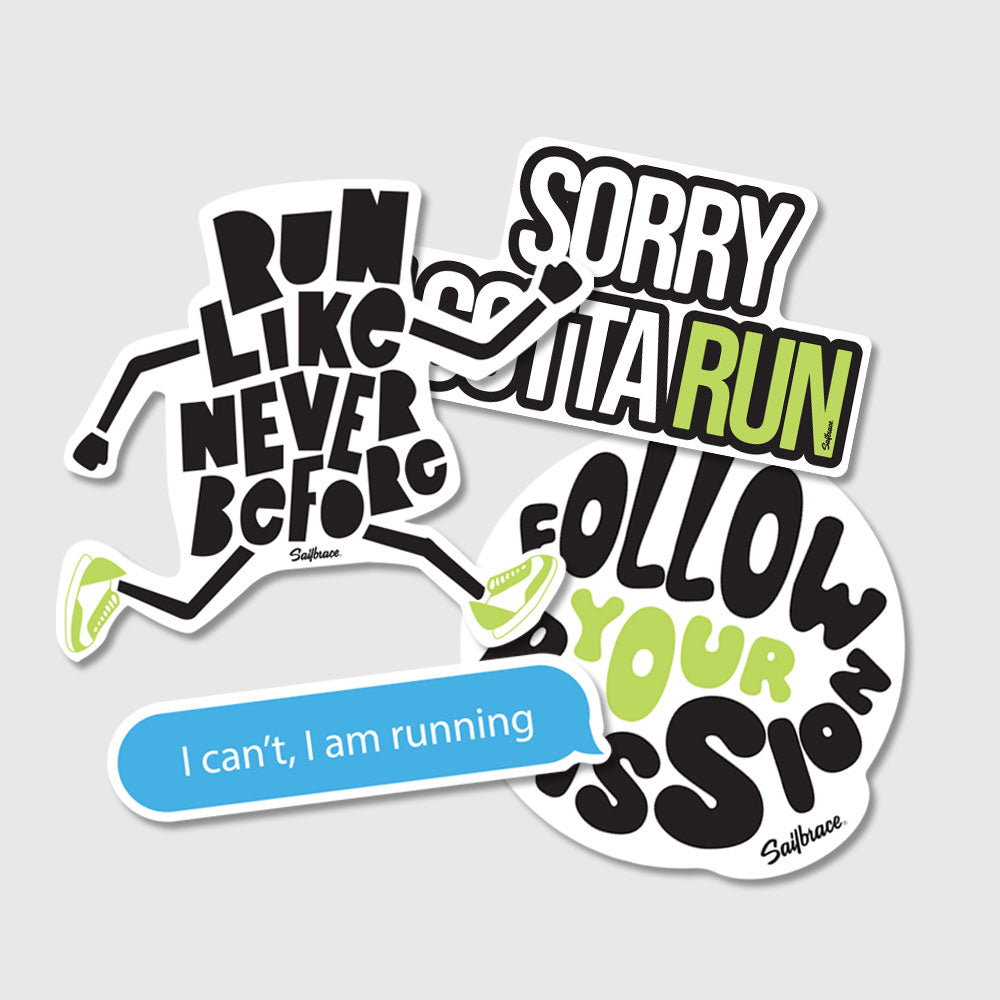 Run Sticker Pack – Sailbrace